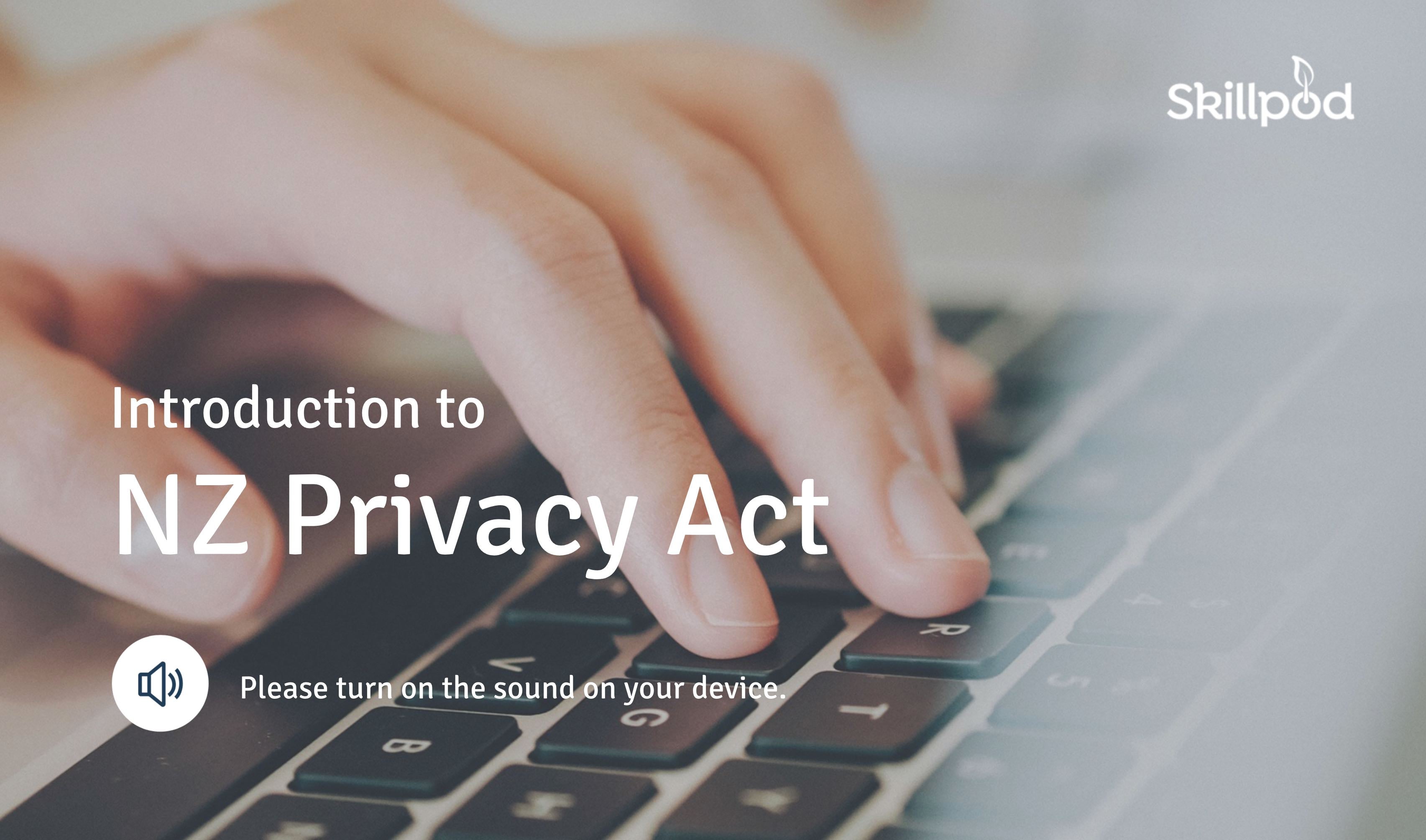 Introduction to the Privacy Act – Skillpod